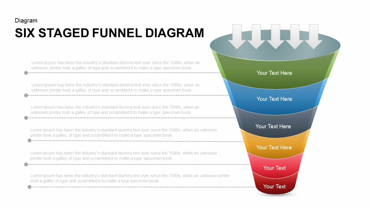 Funnel Diagram PowerPoint Template and Keynote Slide Funnel Diagram PowerPoint Template and Keynote Slide