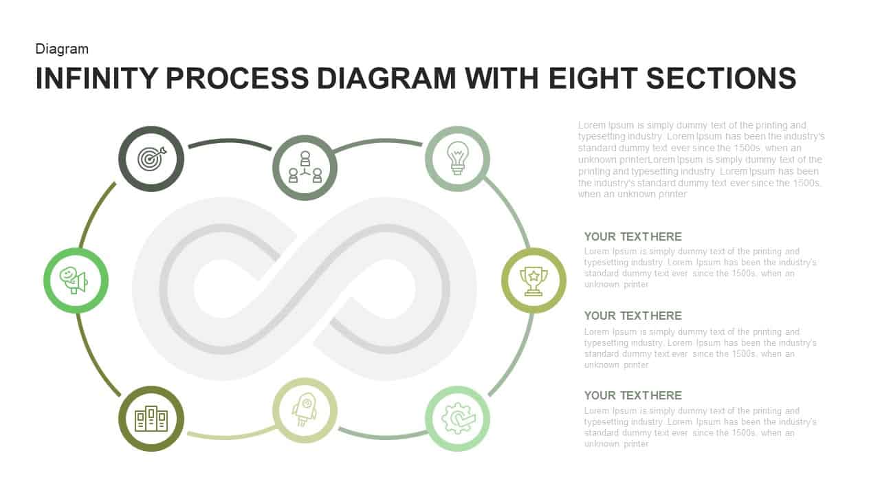 Infinity Loop Diagram PowerPoint Template | Slidebazaar Infinity Loop Diagram PowerPoint Template | Slidebazaar