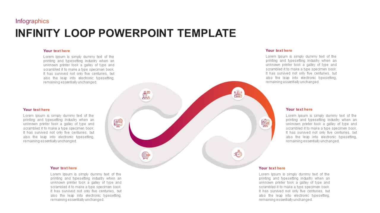 Infinity Loop Diagram PowerPoint Template | Slidebazaar Infinity Loop Diagram PowerPoint Template | Slidebazaar